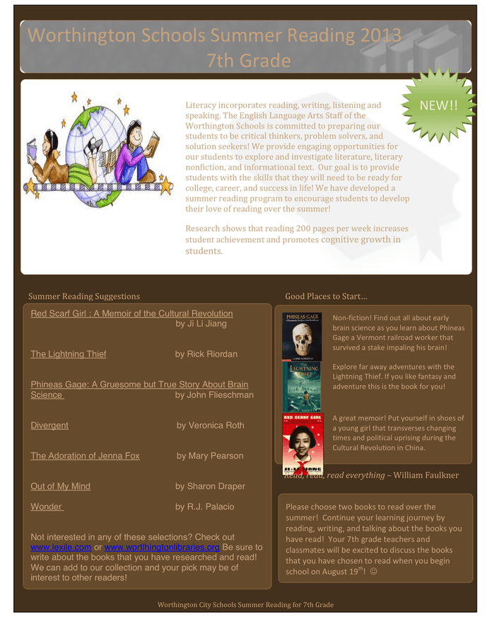 Book club flyer in Word and Pdf formats