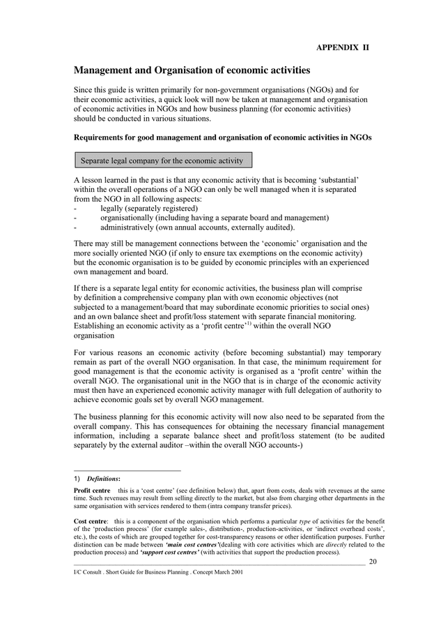 BUSINESS PLAN Template in Word and Pdf formats - page 24 of 27