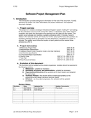 project management plan