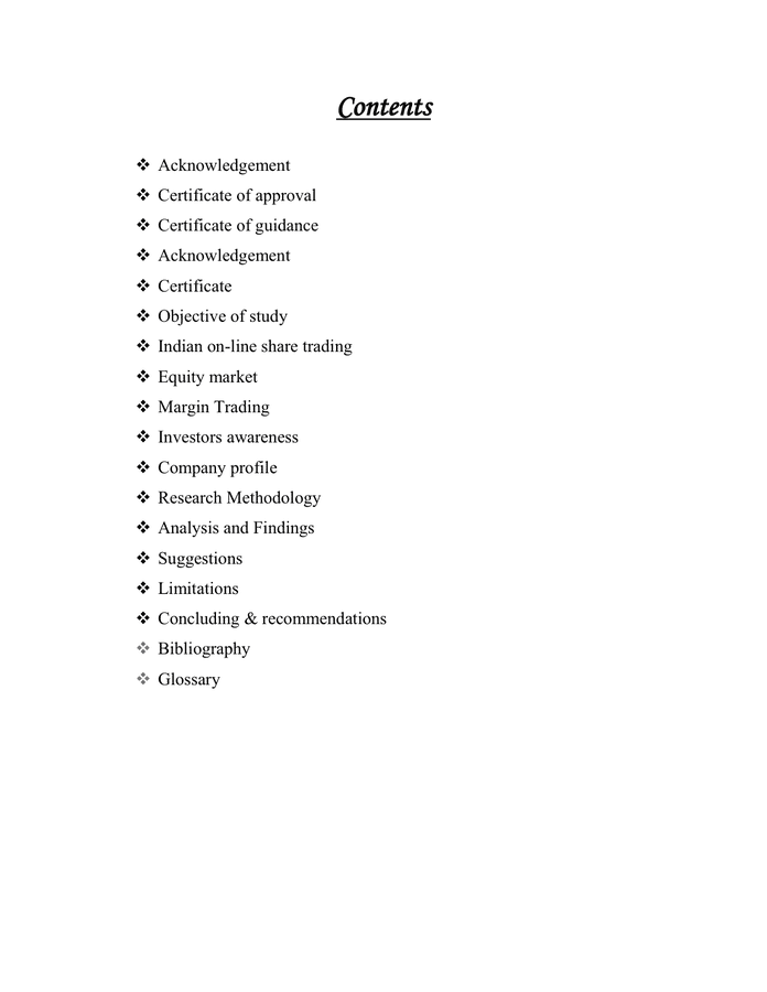 PROJECT REPORT in Word and Pdf formats - page 5 of 37