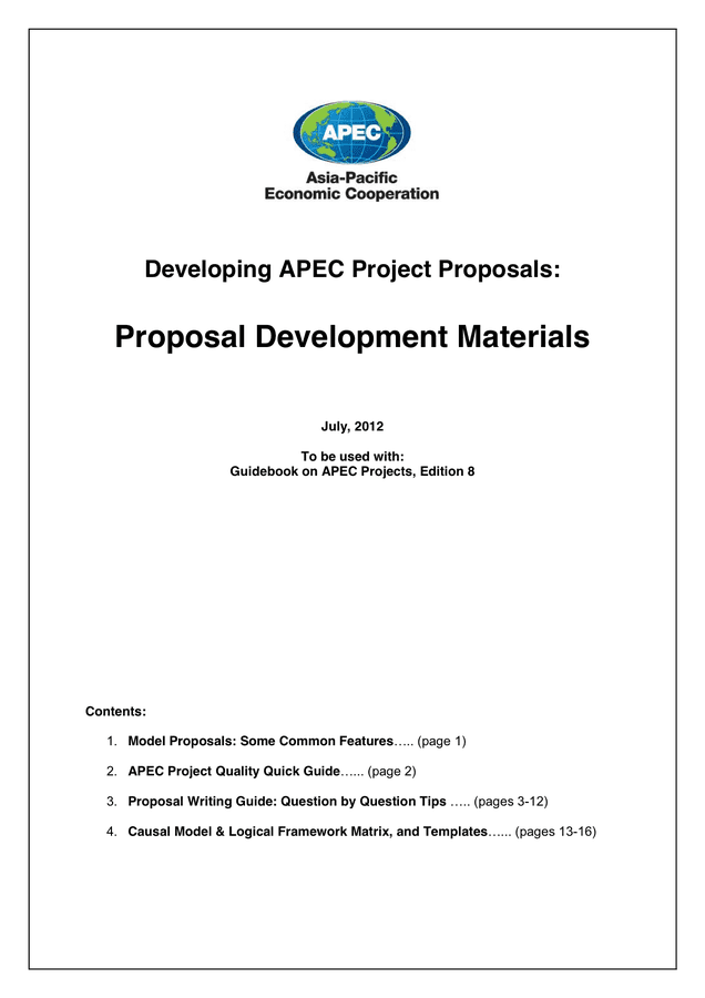 Project Proposal Template - download free documents for PDF, Word and Excel