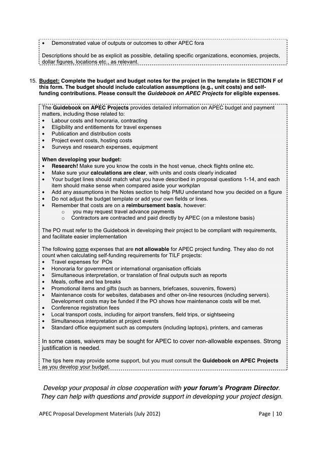 Project Proposal in Word and Pdf formats - page 12 of 18