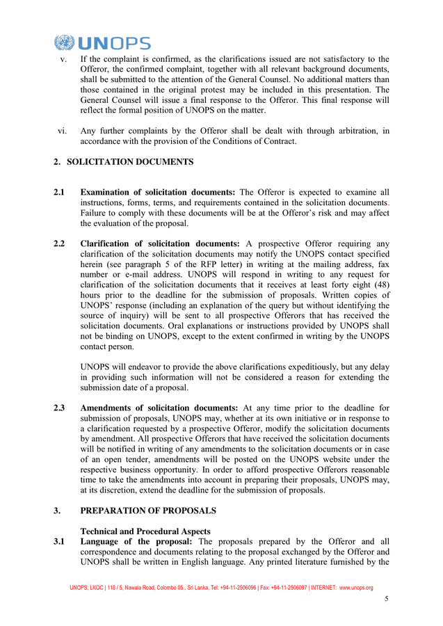 REQUEST FOR PROPOSAL in Word and Pdf formats - page 5 of 27