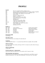 CV Template in Word and Pdf formats