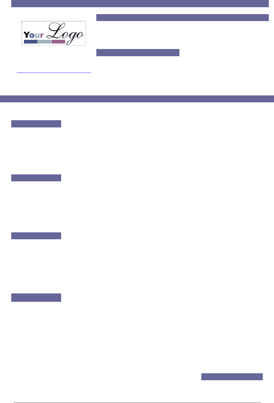 Business INVOICE template in Word and Pdf formats
