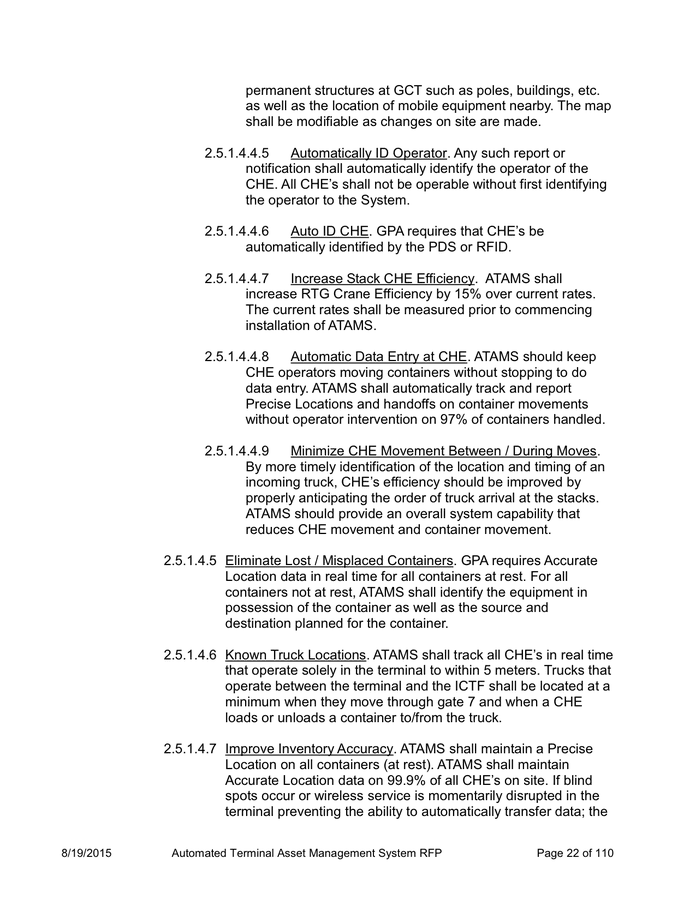 REQUEST FOR PROPOSAL PROCEDURES in Word and Pdf formats - page 22 of 110