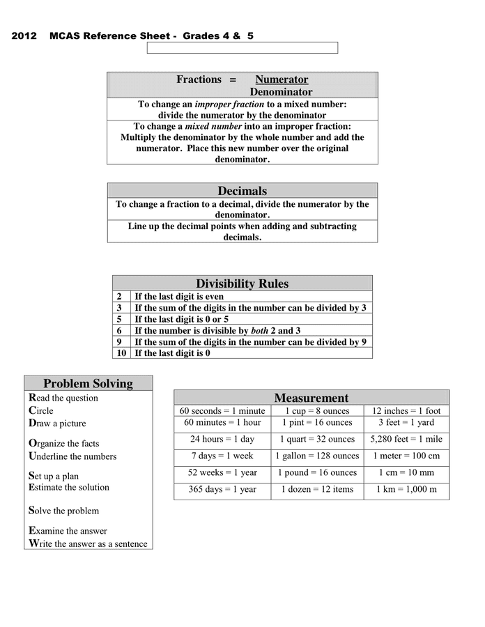 Place Value Chart In Word And Pdf Formats Page 2 Of 2