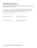 Permission Slip Template - download free documents for PDF, Word and Excel