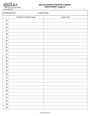 Course Sign In Sheet in Word and Pdf formats