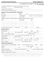Rental Application Template in Word and Pdf formats