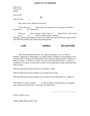 Affidavit Of Heirship in Word and Pdf formats
