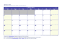 January Calendar 2015 in Word and Pdf formats