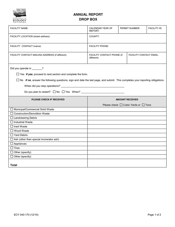 Annual Report Template - download free documents for PDF, Word and Excel