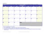 October Calendar 2017 in Word and Pdf formats