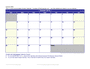 October Calendar 2018 in Word and Pdf formats