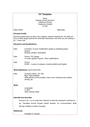 CV Template in Word and Pdf formats