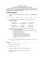 Transportation Survey Questions in Word and Pdf formats