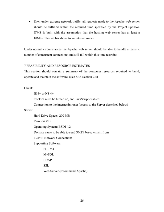 Software Design Document Template in Word and Pdf formats - page 28 of 34