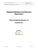 Software Architecture Document - download free documents for PDF, Word ...