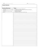 Cornell Notes Template - download free documents for PDF, Word and Excel