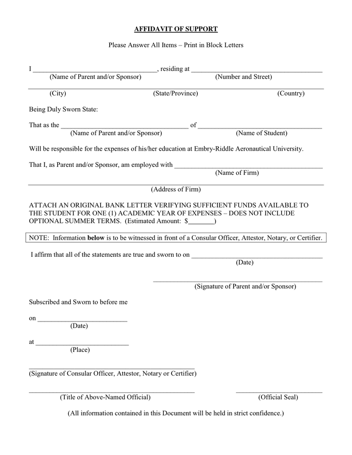 Dinkarville Pickering Trotuar Affidavit Of Support Form Radia Reteta 