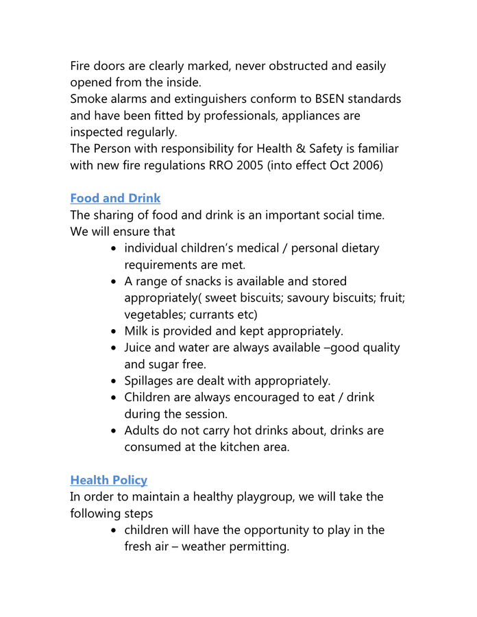 HEALTH AND SAFETY POLICY In Word And Pdf Formats Page 2 Of 9 health-and-safety-policy-in-word-and-pdf-formats-page-2-of-9