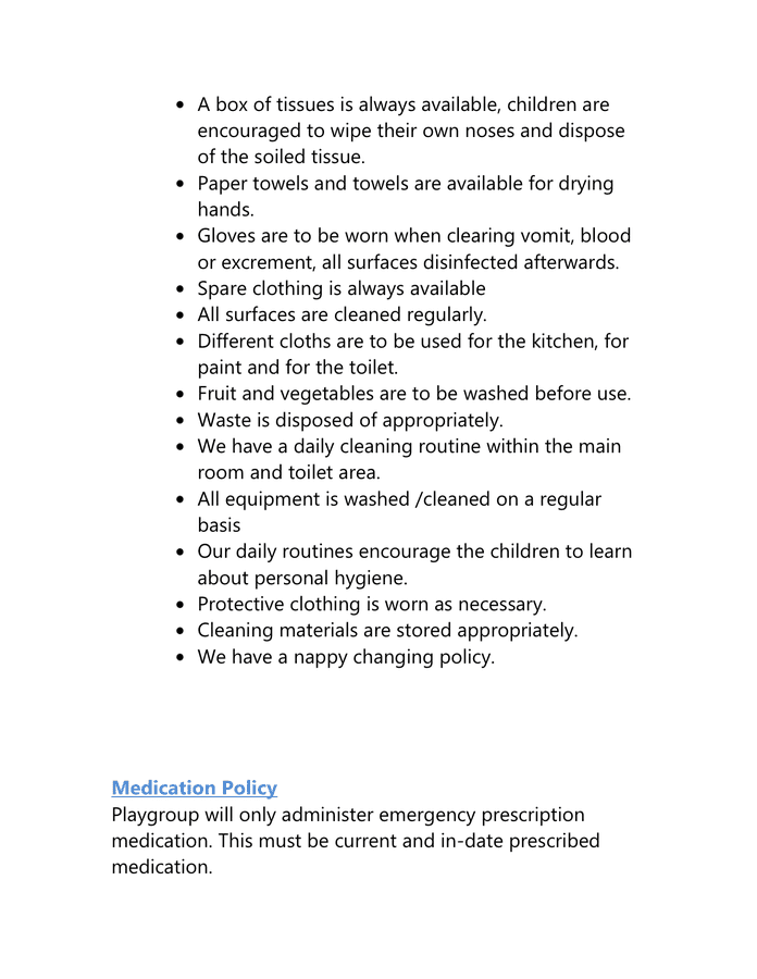 HEALTH AND SAFETY POLICY In Word And Pdf Formats Page 4 Of 9