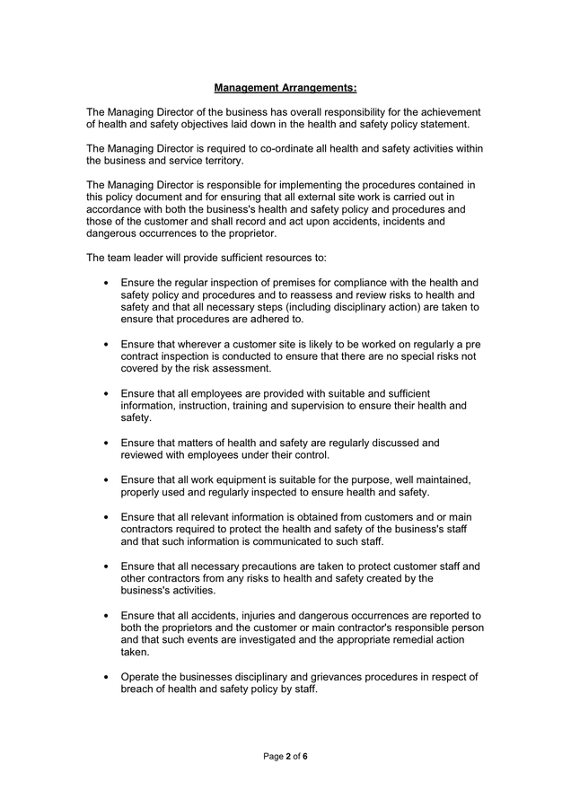 health-and-safety-policy-in-word-and-pdf-formats-page-2-of-6