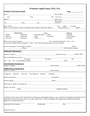 Patient registration form in Word and Pdf formats