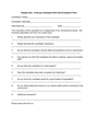 CONFIDENTIAL INTERVIEW EVALUATION in Word and Pdf formats