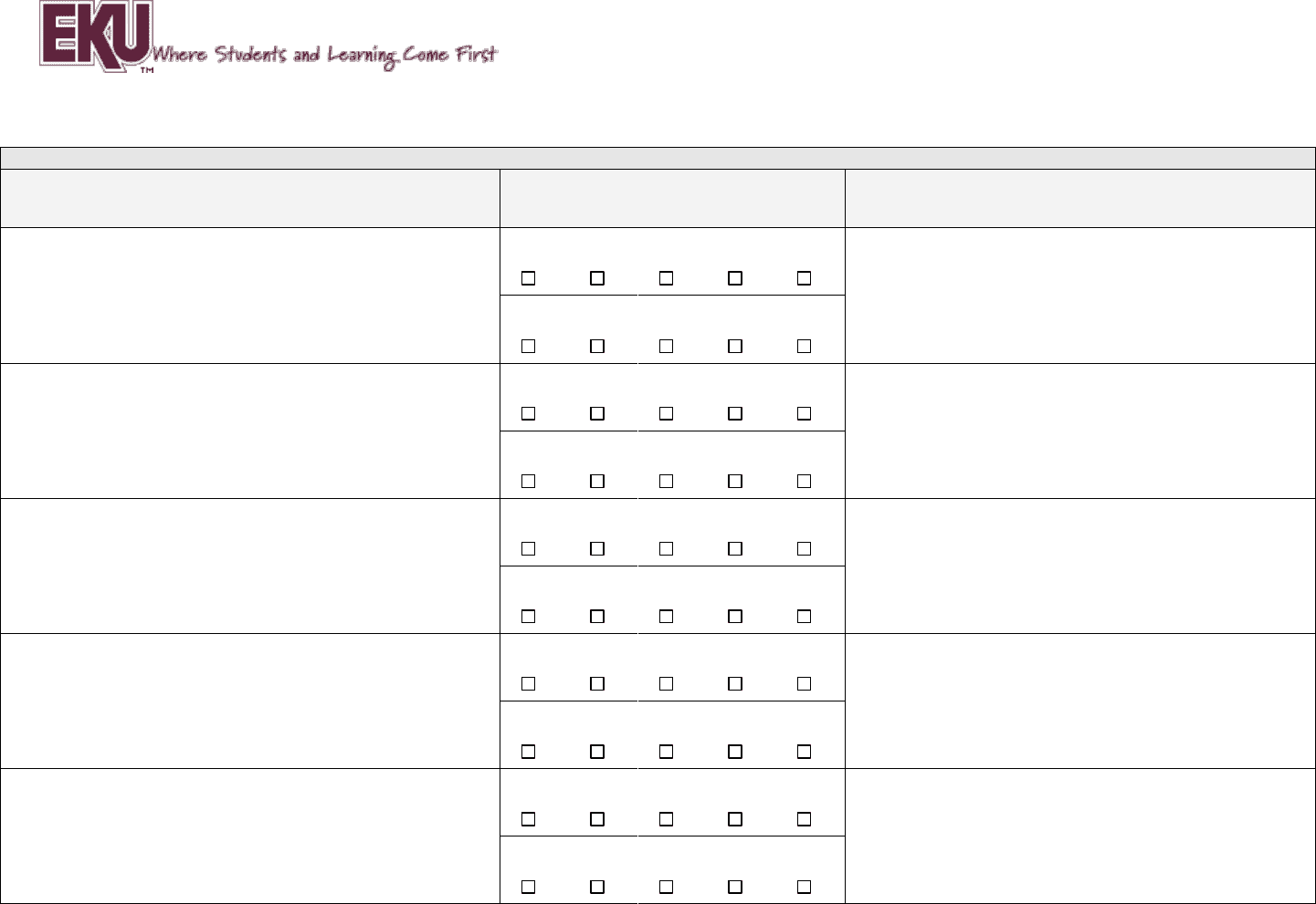 Staff Performance Evaluation in Word and Pdf formats - page 3 of 9