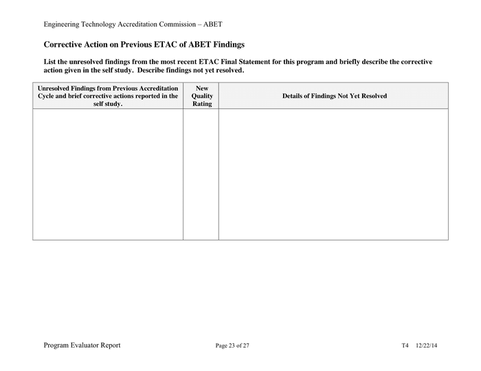 Program Evaluation Form in Word and Pdf formats - page 23 of 27