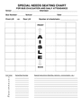 BUS SEATING CHART in Word and Pdf formats