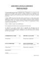 Assignment and Plan Agreement in Word and Pdf formats