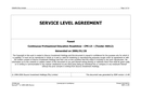 Service Level Agreement - download free documents for PDF, Word and Excel