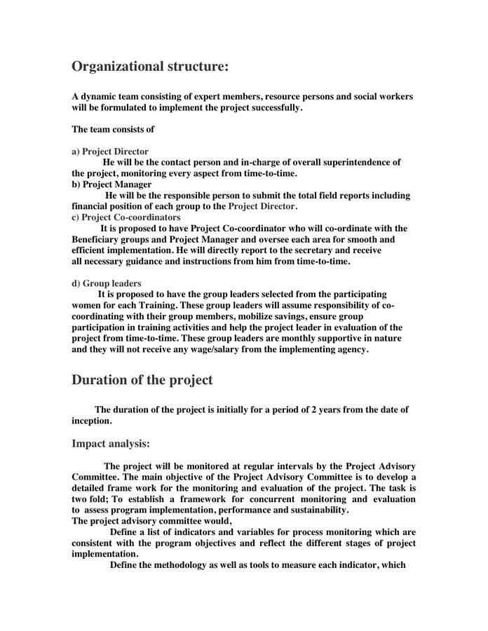 Project Proposal Sample In Word And Pdf Formats Page 5 Of 7