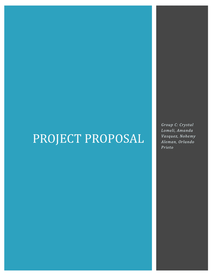 Project Proposal Template - download free documents for PDF, Word and Excel