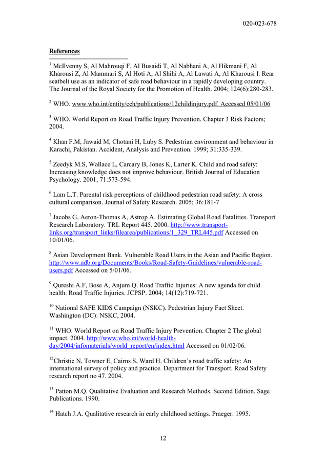 Research Proposal in Word and Pdf formats - page 12 of 13