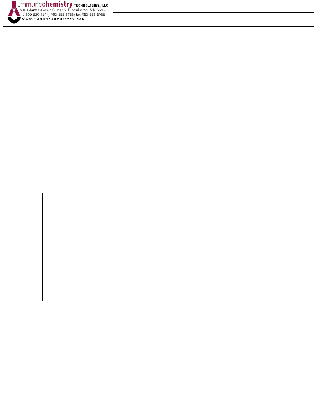 Invoice form in Word and Pdf formats