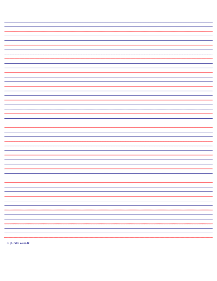 lined paper document in Word and Pdf formats - page 3 of 14