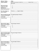 Cornell Notes Template - download free documents for PDF, Word and Excel