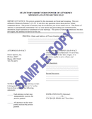power of attorney short form
