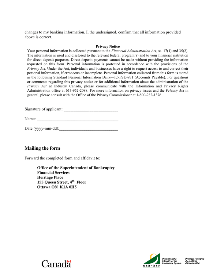 AFFIDAVIT in Word and Pdf formats - page 2 of 2