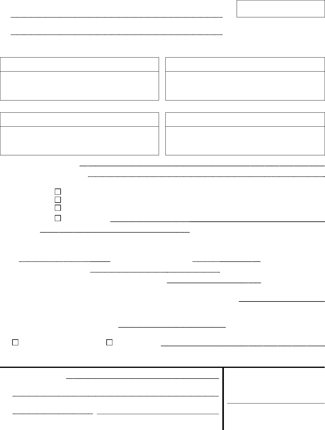 Form 28B: Statutory Declaration to Sheriff in Word and Pdf formats