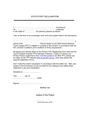 STATUTORY DECLARATION Form in Word and Pdf formats