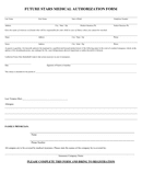 Medical Authorization Form - download free documents for PDF, Word and ...