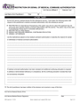 MEDICAL COMMAND AUTHORIZATION APPLICATION in Word and Pdf formats