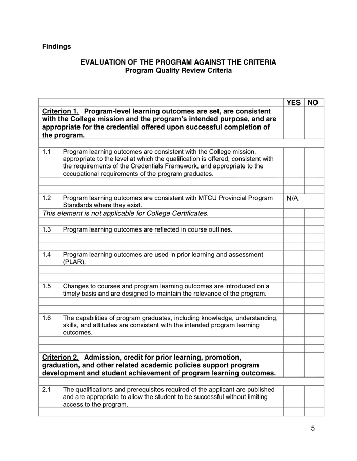 Executive Summary in Word and Pdf formats - page 6 of 20