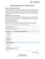 Patient registration form in Word and Pdf formats