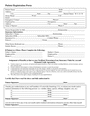 Patient Registration Form in Word and Pdf formats
